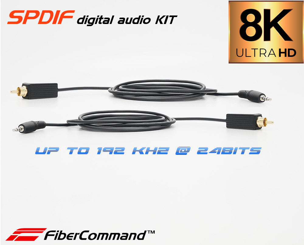 SPDIF Digital Audio Connection Kit – FiberCommand